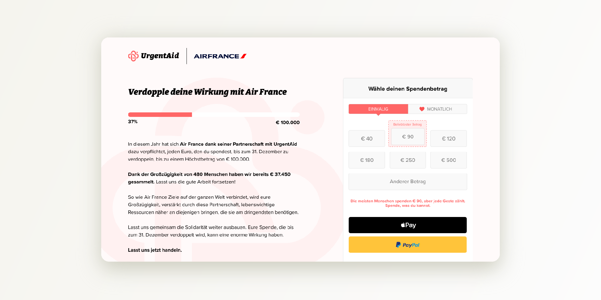Spezielle Spendenformulare | iRaiser